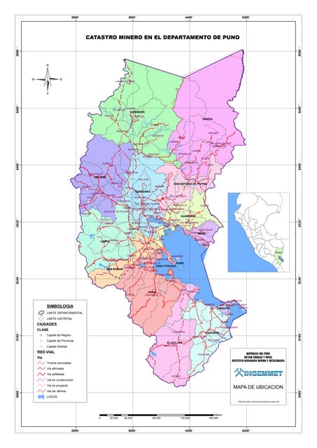 Imagen satelital y franjas Puno | PDF