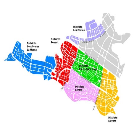 Mapa Districtes | PPT