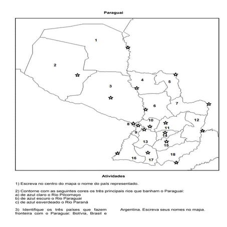 Mapa do Paraguai - Mapa de Todos os Países do Mundo.docx
