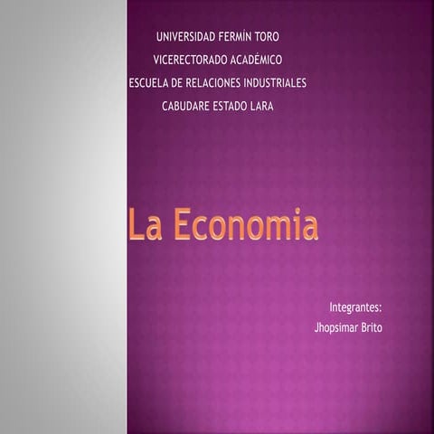 Mapa economia | PPT