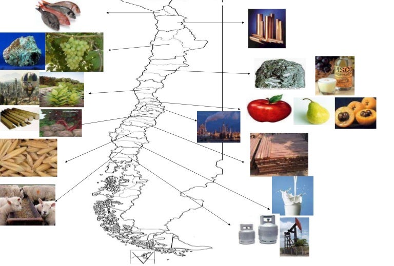 Mapa Economico De Chile
