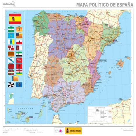 Mapa politico de España | PDF