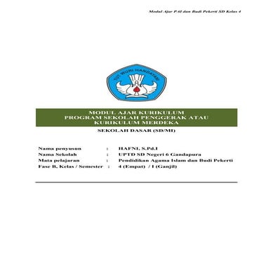 MA modul ajar PAIBP K4 BAB 5 hijrah.docx