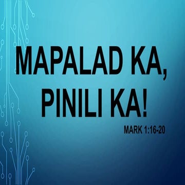 Mapalad Ka Pinili ka (the chosen one).pptx