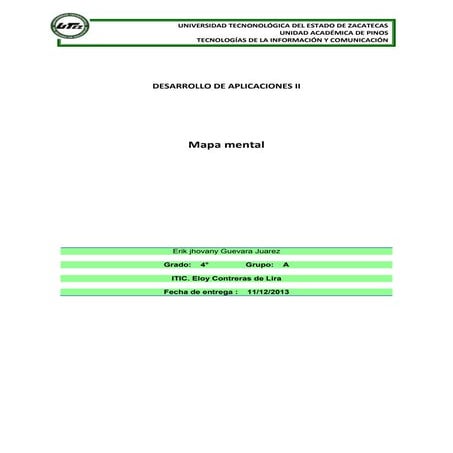 Mapa mental | DOCX | Computing | Technology & Computing