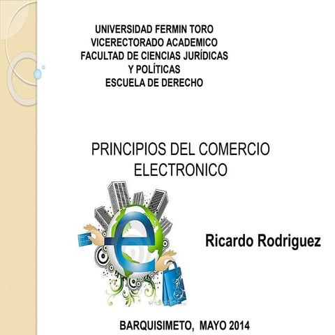 Mapa mental de los principios del comercio electronico | PPTX