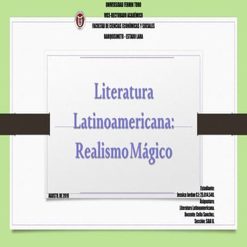 Realismo Mágico | PPTX