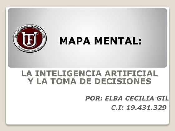 Mapa mental de inteligencia artificial | DOCX