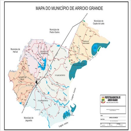 Mapa municipio distritos 2010.. | PDF