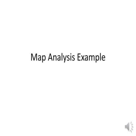 Map analysis example | PPTX