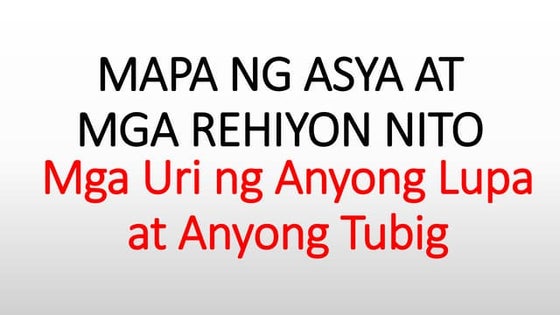 Mga pangunahing talampas, kapatagan , steppe at | PPT