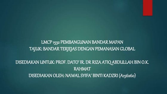 PEMANASAN GLOBAL | PPTX