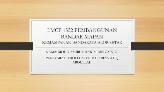 Muhammad aswat bin aziz (a158363) | PPT