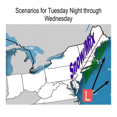Snowfall map as of tuesday, 03052013 | ODP