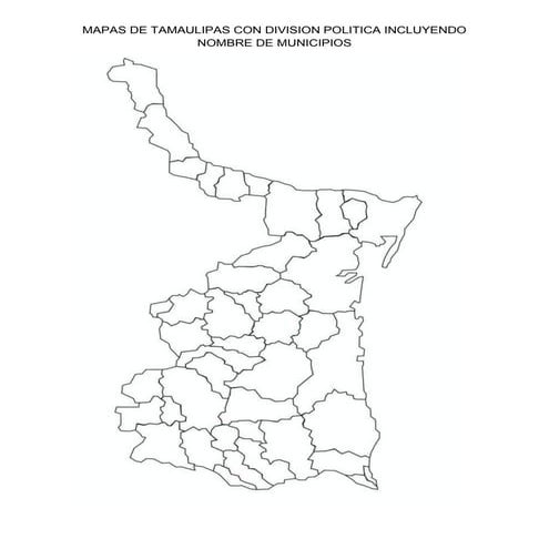 Mapa tamaulipas con nombre de municipios | PDF