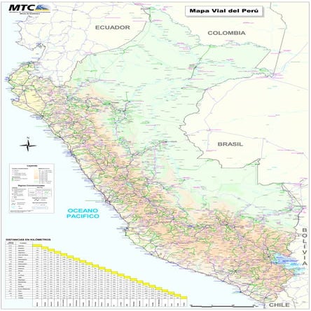 Mapa Vial Del Ecuador