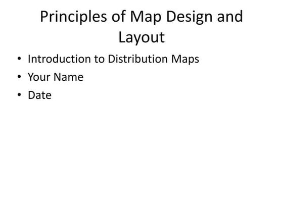 Distribution maps | PPT | Geography | Science