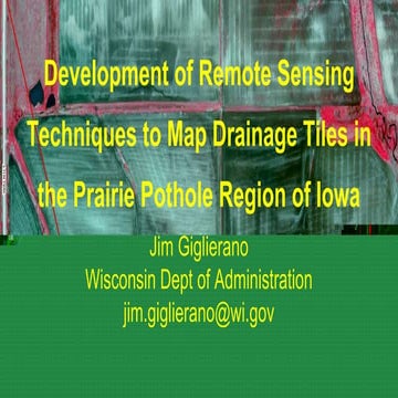 Development of Remote Sensing Techniques | PPTX