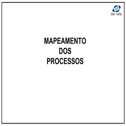 Mapeamento dos Processos. | PDF