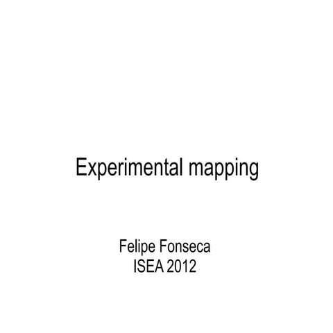 Experimental mapping | PPT