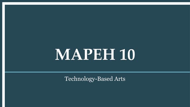 Grade 10 Mapeh Art Quarter 2 Power Point Presentation | PPTX