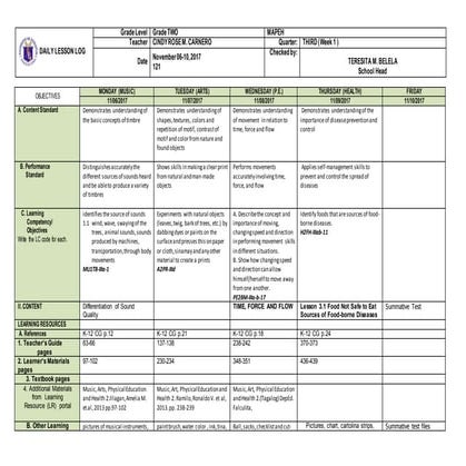 Mapeh | DOCX | Children\'s Music | Music