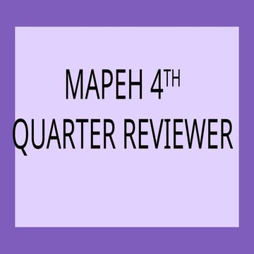 THIS IS A GRADE 4 MAPEH REVIEWER MATATAGpptx | PPTX