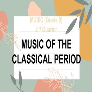 MUSIC - QUARTER II (GRADE 9).pptx