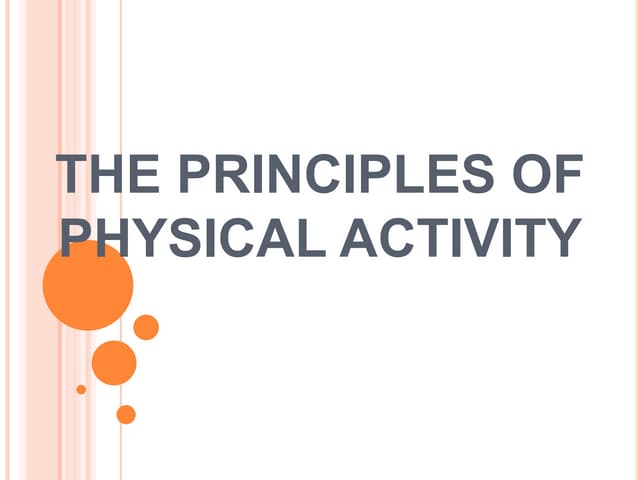 Principles of Sports Training | PPTX