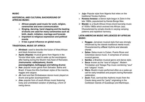 Honduras music, instruments and folklore | PPT