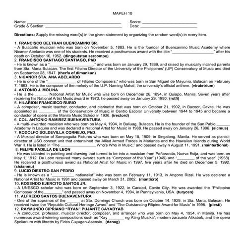 MUSIC LECTURE AND ACTIVITY IN MAPEH 10.docx