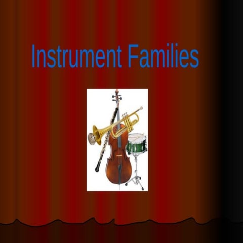 Instruments of the orchestra | PPT