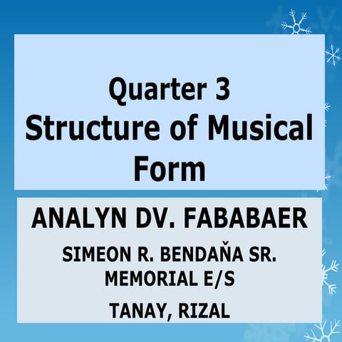 Music 6 musical forms binary, ternary .pptx