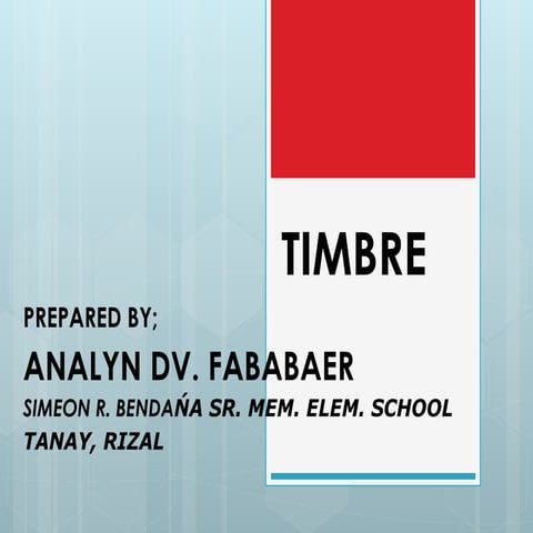 MAPEH 6 - MUSIC PPT Q3 - Timbre.pptx