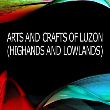 Indigenous crative crafts of ilocos region | PPTX