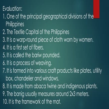MAPEH 7 Quiz and Summative for the student | PPTX