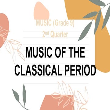MUSIC - QUARTER II (GRADE 9).pptx