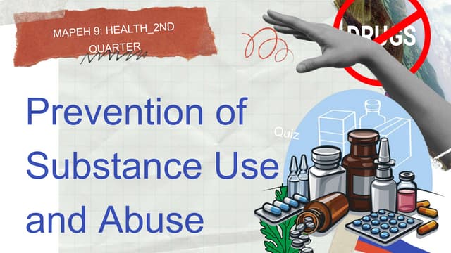 Long Term and Short Term Effects of Drug Use, Abuse and Misuse (Grade 9 ...
