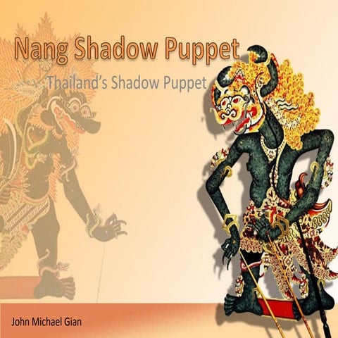 Nang Shadow Puppet - Mapeh Grade 8 Q4 | PDF