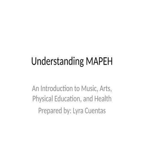 Mapeh k12 | PPTX
