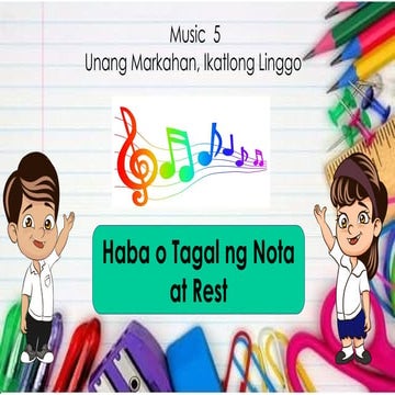 MAPEH Q1W3 musika at ritmo ang pilipinas | PPT