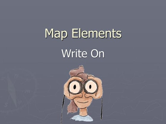 Elements of a map | PPT | Geography | Science