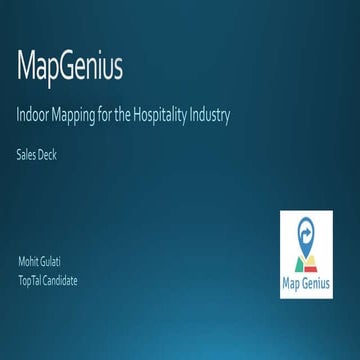 Map genius sales deck | PPTX