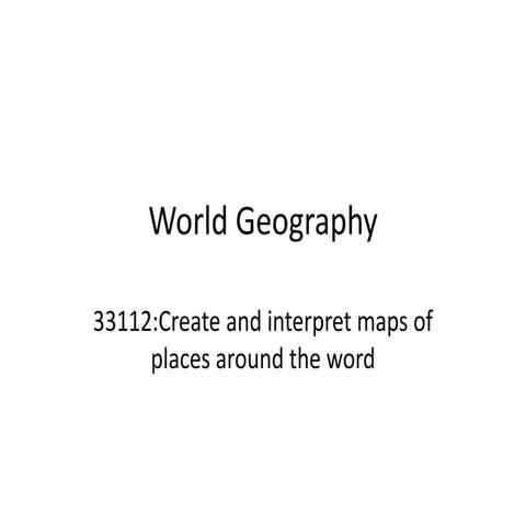 Ell 3rd grade Map geography | PPTX