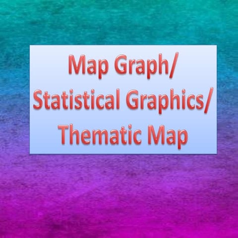 Map graph for Statistics | PPT