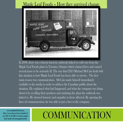 Maple leaffoods | PPTX