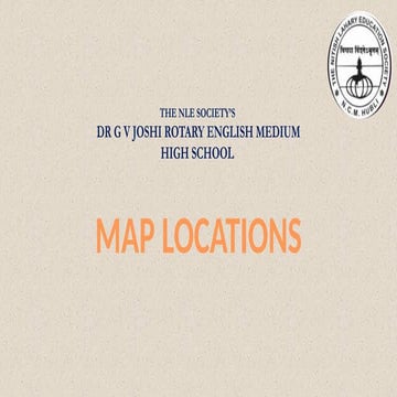 MAP LOCATIONS FOR SSLC BOARD EXAM 2025 B | PPTX