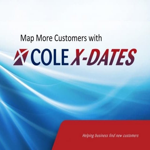 Cole X-Dates Boot Camp | PPT