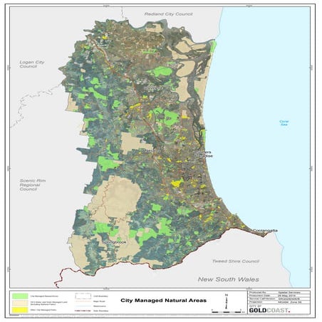 Map of city managed natural areas | PDF