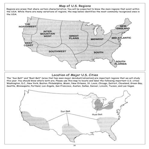 Map of u.s. regions | DOC